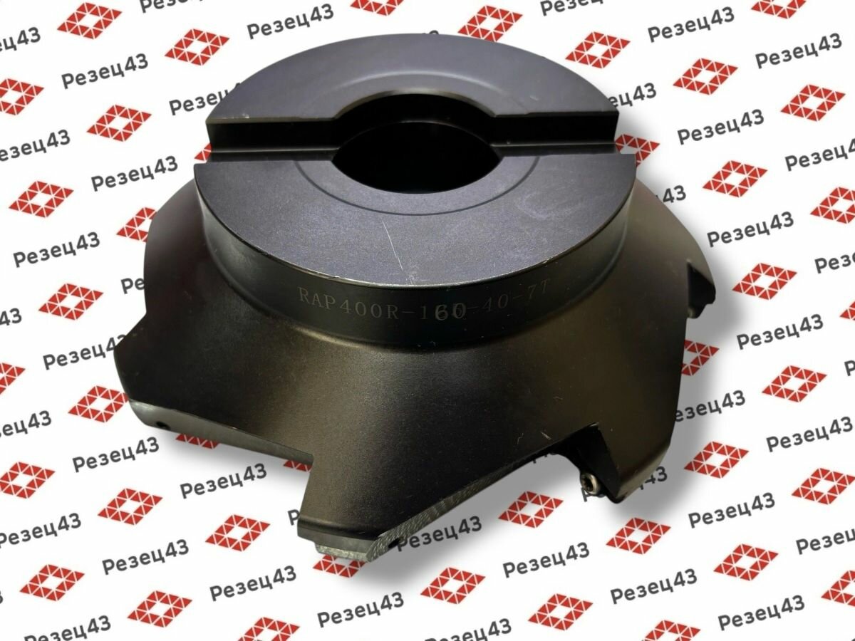 Торцевая насадная фреза HZSK 75 градусов, под сменные пластины RAP400R-160-40-7T