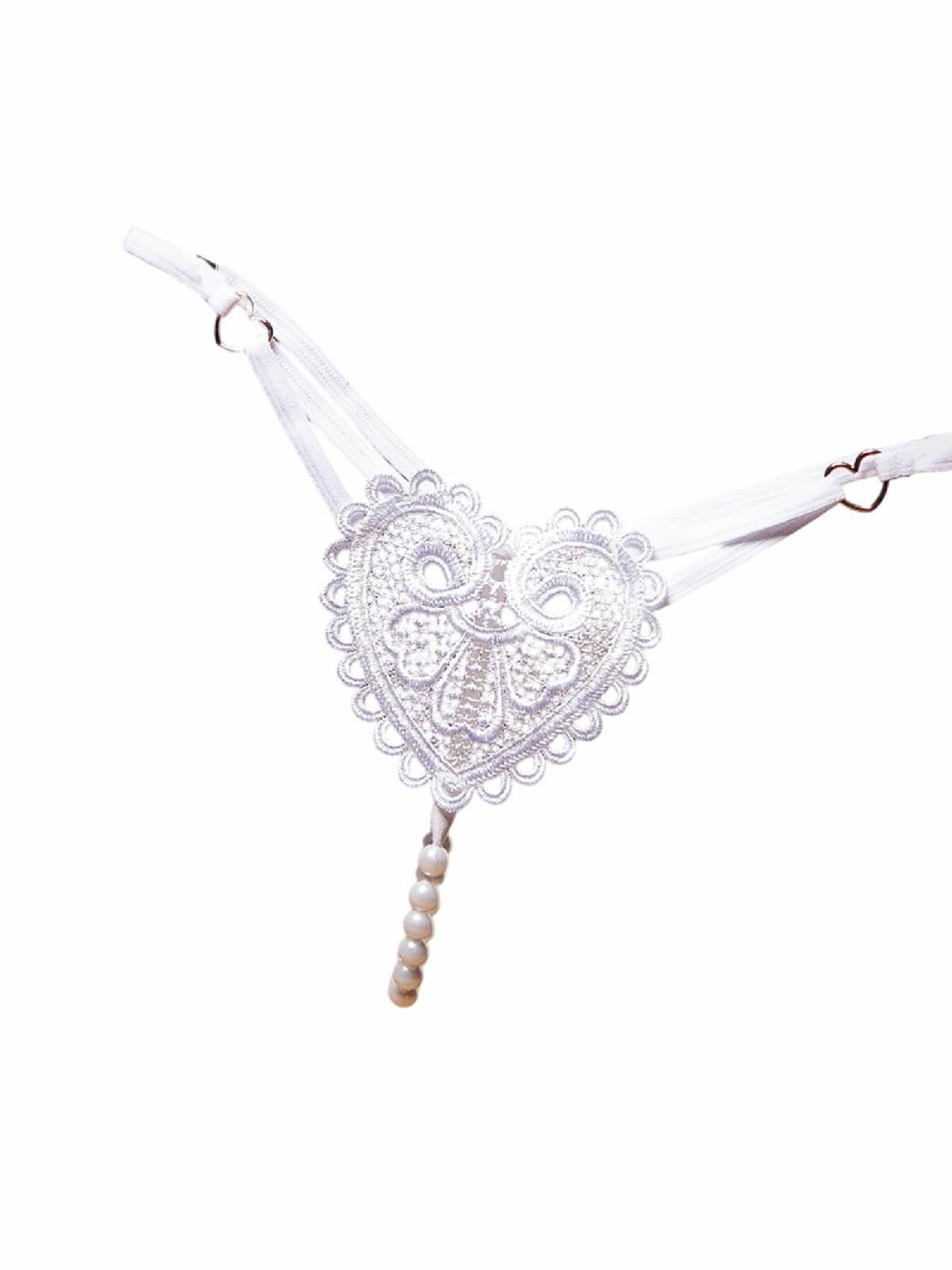 Жемчужные трусики-стринги