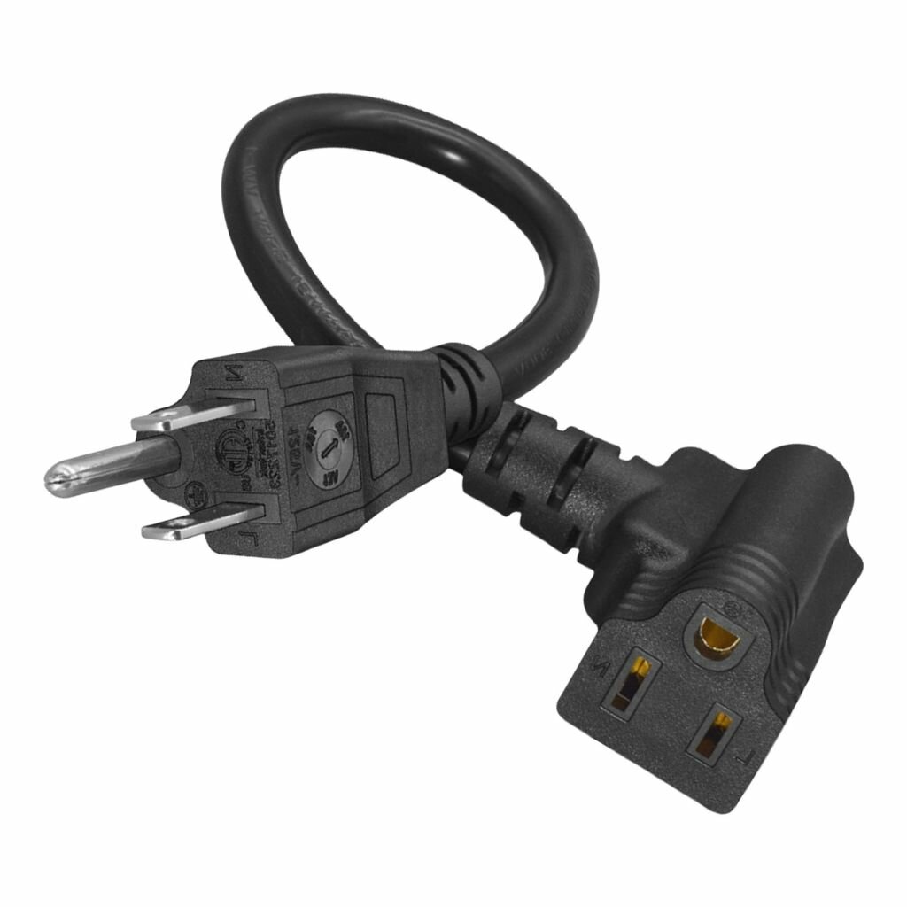 Y-разветвитель силового кабеля NEMA 5 15P к 15R и C7 30CM 60CM 3-контактный дизайн, - B