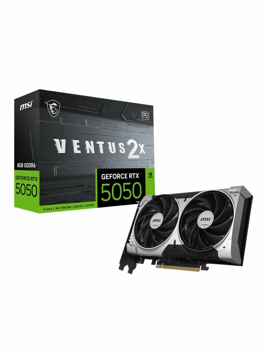 Видеокарта MSI GeForce RTX 5050 8G Ventus 2X OC