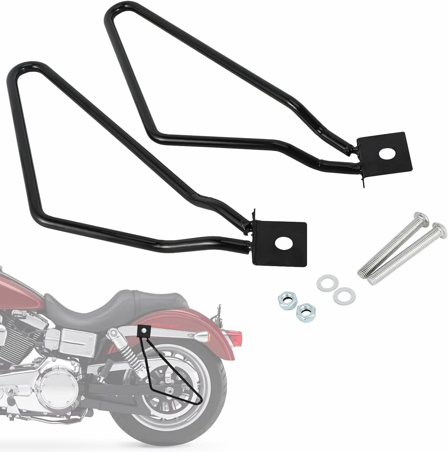 Кронштейны для боковых кофров Harley Sportster 883 Steel Dyna