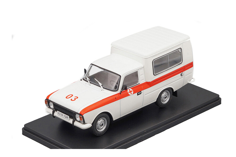 Модель коллекционная HACHETTE Ижевский автомобиль 27156 скорая помощь (легендарные советские автомобили #83)