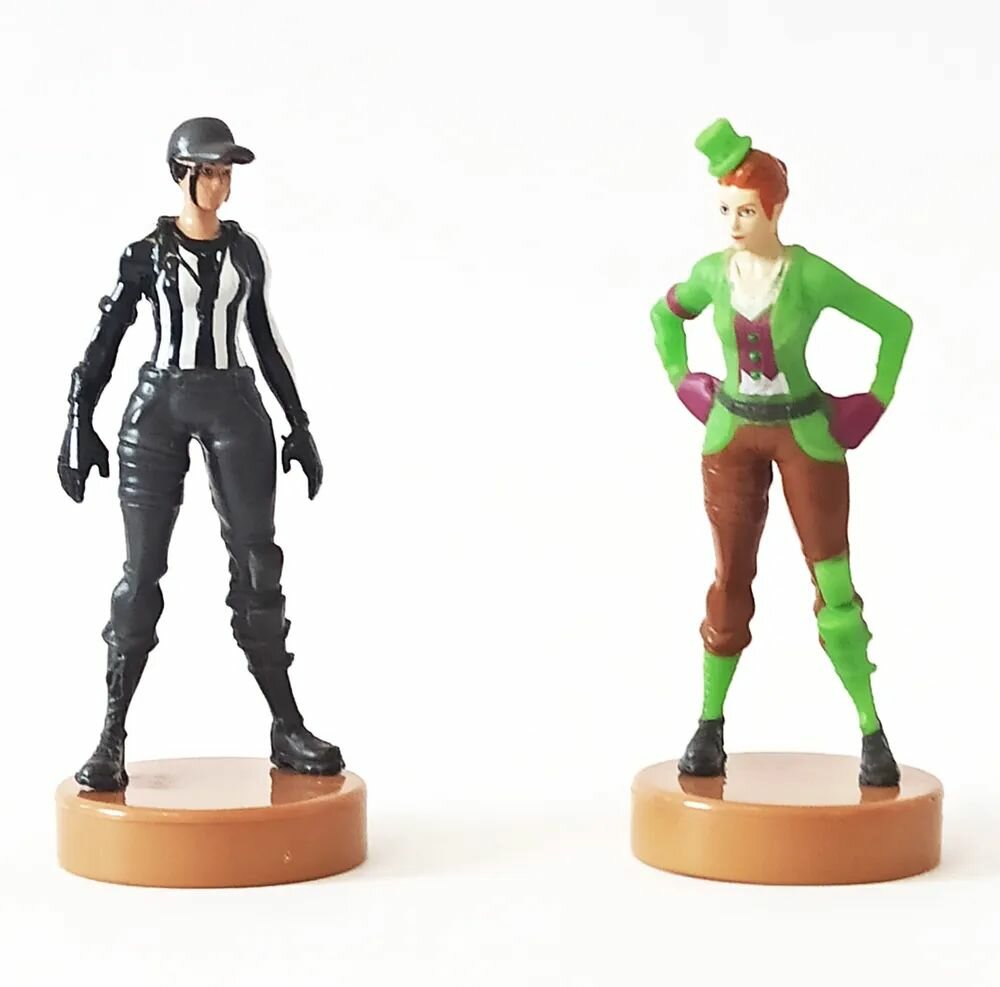 Штампик фигурка Fortnite 2шт 7,5см (2 серия) / Рефери и Сержант Зелёный Клевер