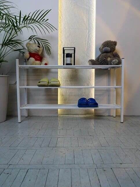 Обувница, этажерка для обуви в прихожую из металла