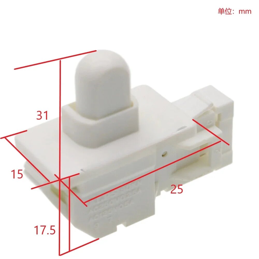 Кнопка освещения двери холодильника ALPS SDKNA20900 для деталей переключения сброса холодильника Sharp