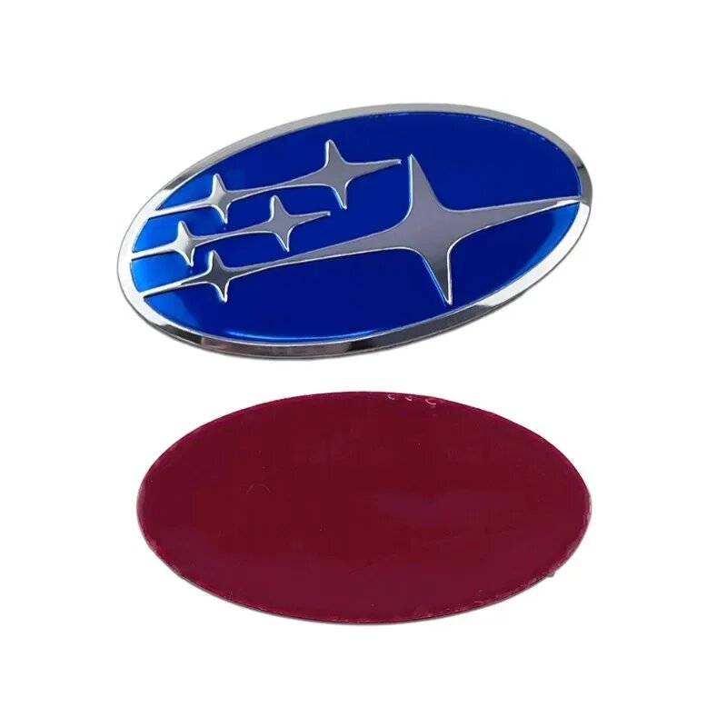 58 мм сплав автомобильный руль эмблема центральный логотип наклейка для Subaru Forester Outback Legacy Impreza STI BRZ аксессуары Replace-C