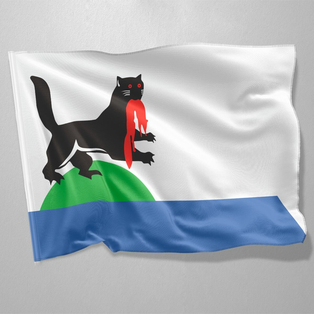 Флаг Иркутска / Флаг города Иркутск / 90x135 см.