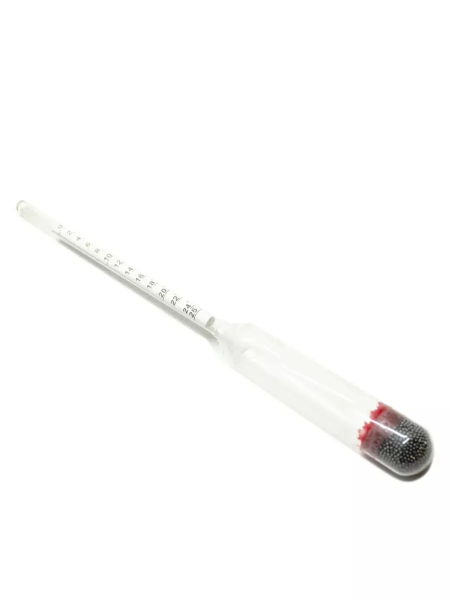 Ареометр - сахаромер, АС от 0-25% ГОСТ 18481-81, длина 19 см