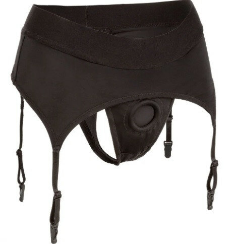 Крепление для страпона c подвязкой Boundless™ Thong with Garter, 2XL / 3XL