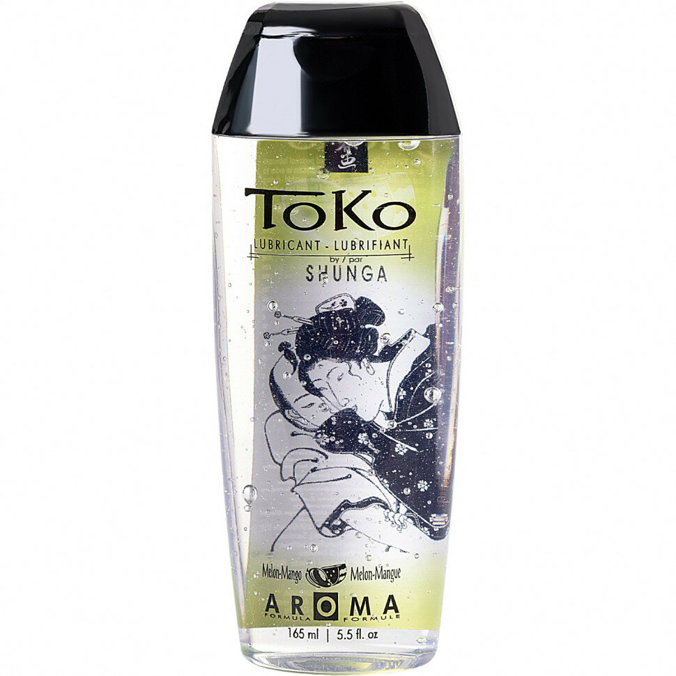 Лубрикант Shunga Toko Aroma на водной основе, вкус и аромат дыни с манго, 165 мл