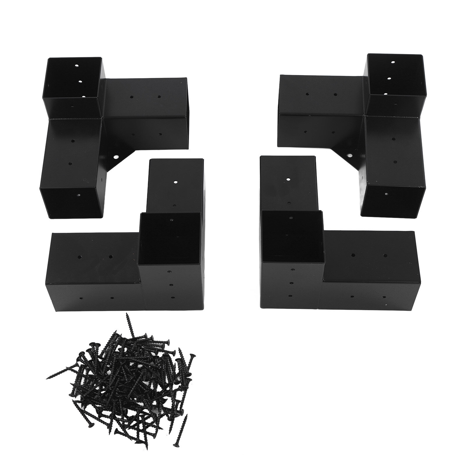 Крепежный комплект для перголы, сталь, 4 шт.