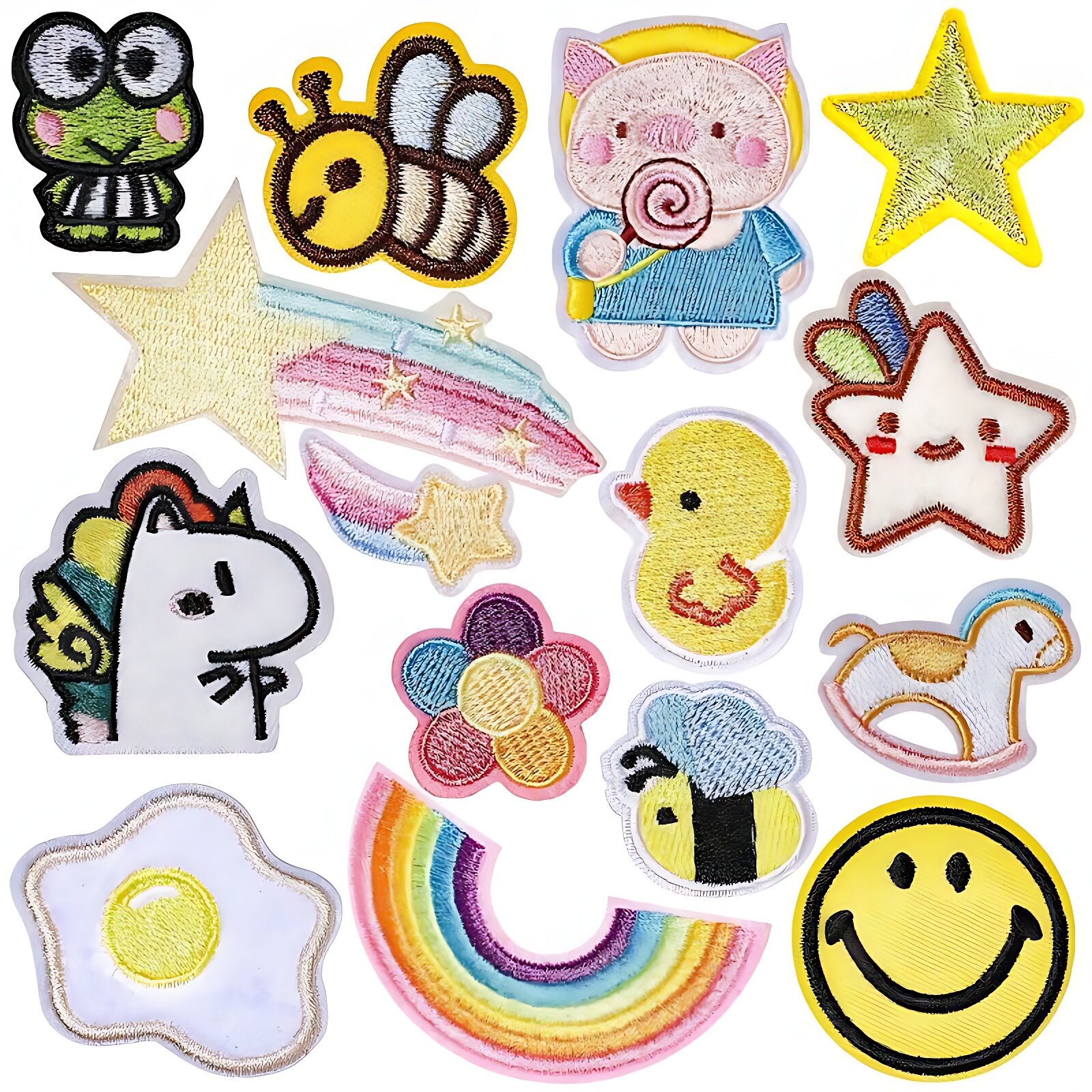 Наклейки-заплатки для одежды: скройте дефекты стильно! Прочный материал, легко в использовании.