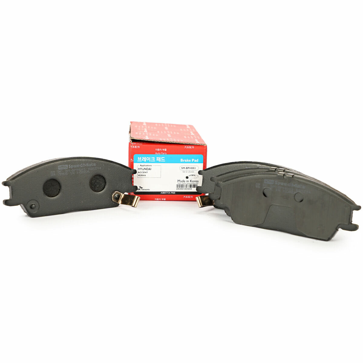 Колодки Hyundai Accent (Tagaz), Getz (Tb)(Speedmate Sm-Bph003)