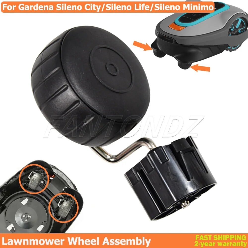 Переднее колесо для газонокосилок Gardena Sileno City / Sileno Life / Sileno Minimo, а также для Husqvarna Automower 305, 310, 315, 405X, 415X