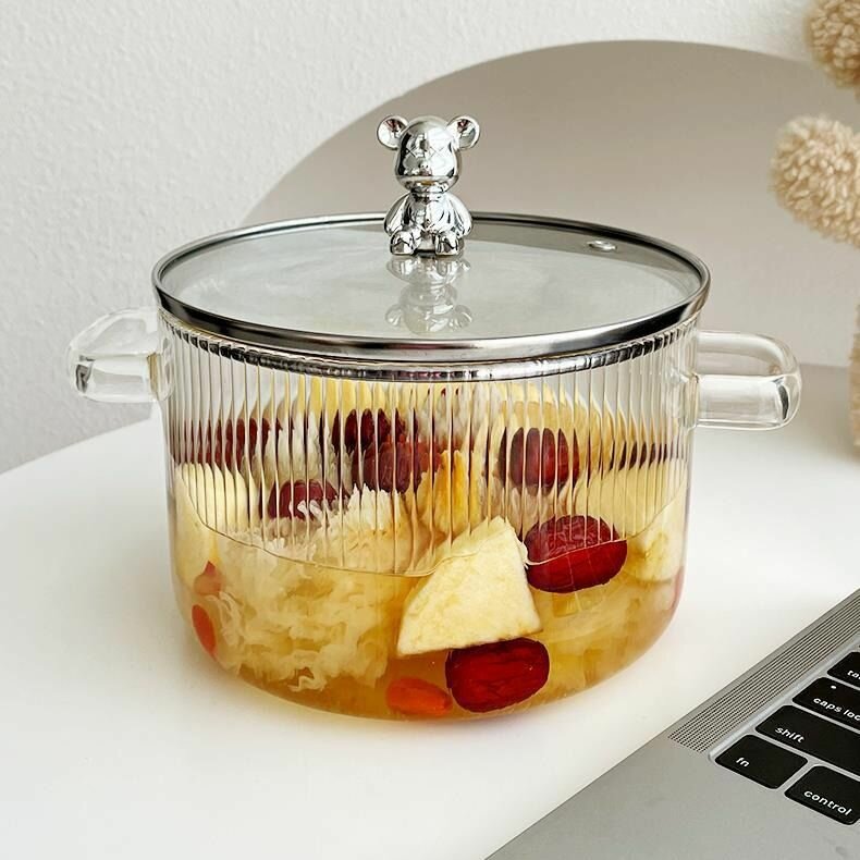 Кастрюля, Стекло, 1,6 л