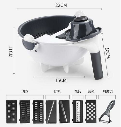 Овощи и фрукты ручная дробилка дренажная мойка кухонный инструмент дробилка мандолина дробилка картофельная дробилка чеснок дробилка