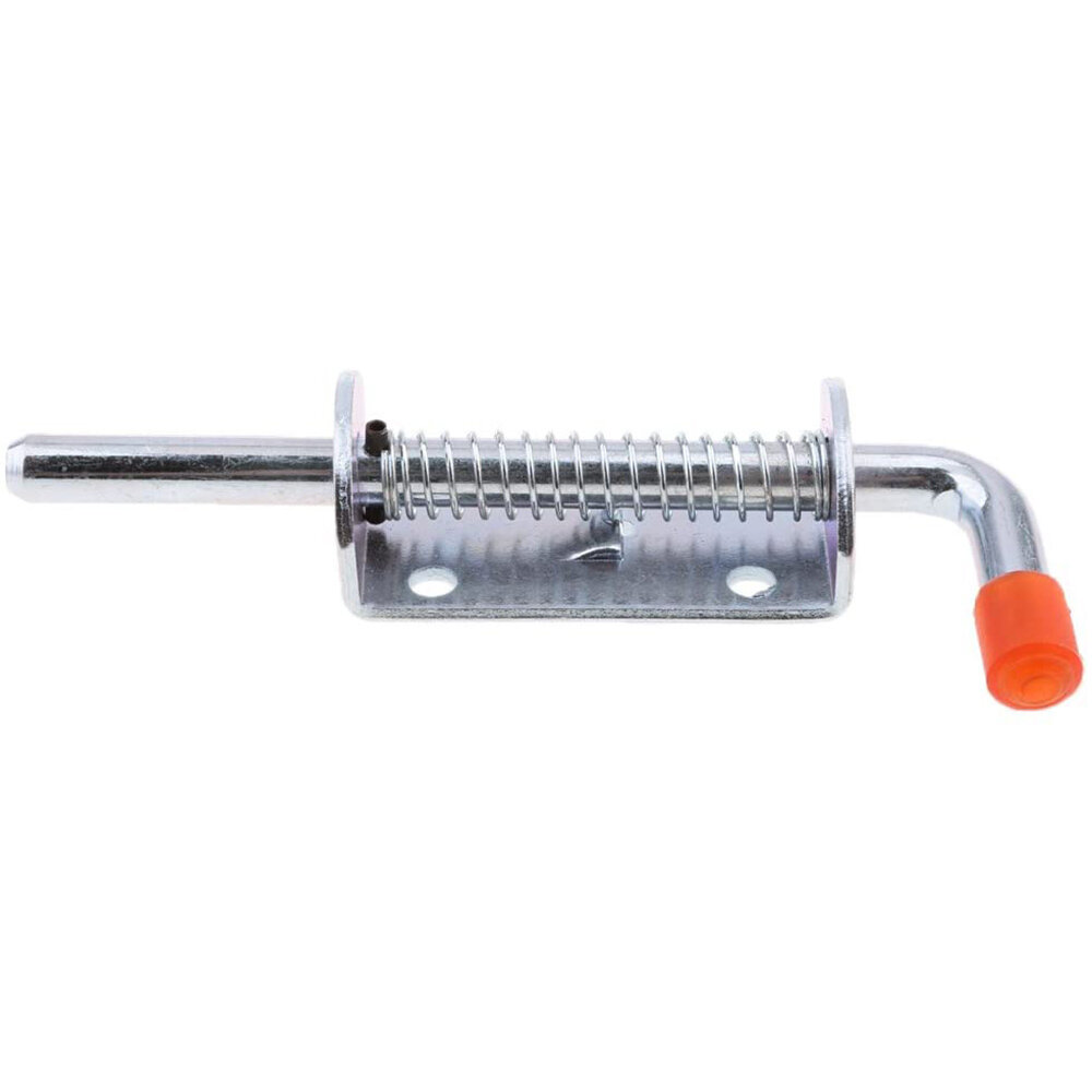 Металлический замок с задвижкой, пружинная защелка с ручкой, прочная для ворот, сарая, двери, прицепа, гаража