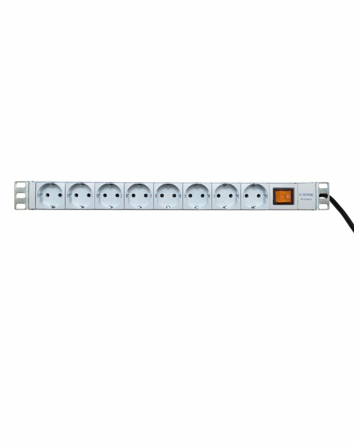 Распределитель питания "Штиль" PDU-8XCHUKO-Schuko, 8 розеток
