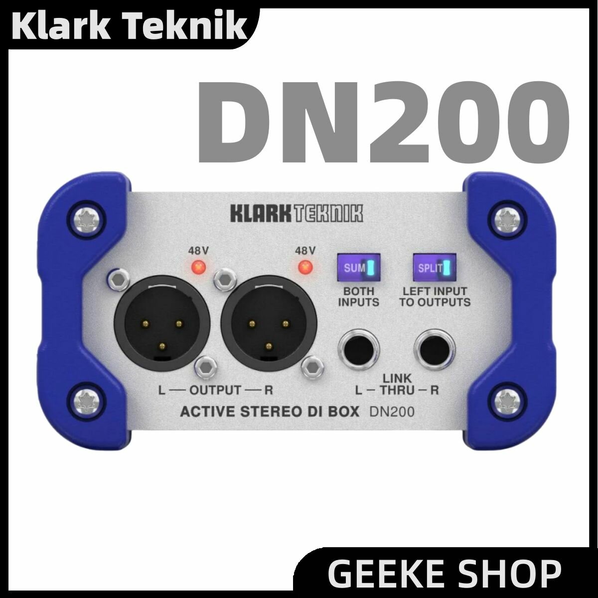 KLARK TEKNIK DN200 2-канальный активный DI Box