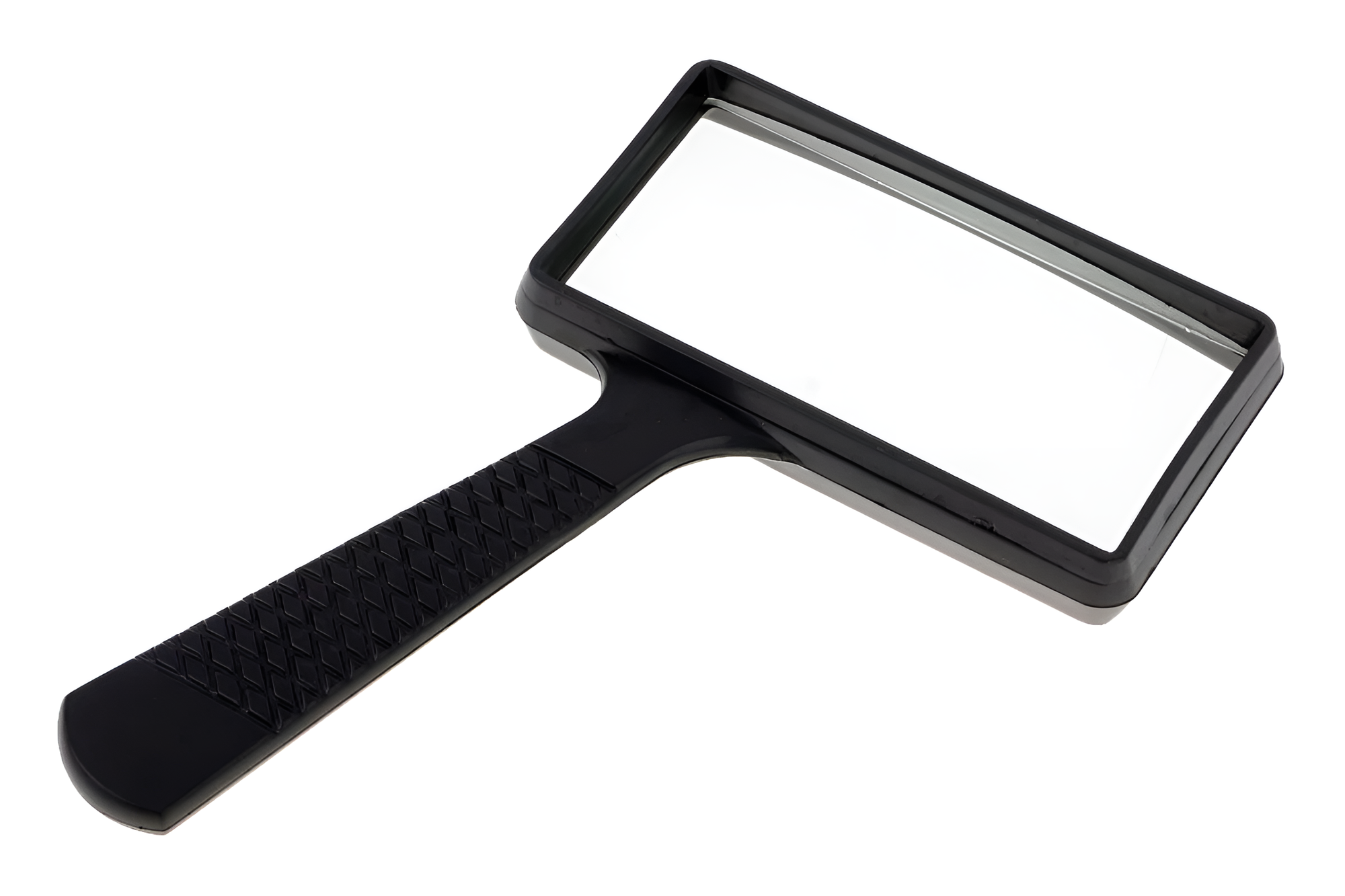 Лупа 10050 (с ручкой) прямоугольной формы с мощностью увеличения 2 крат