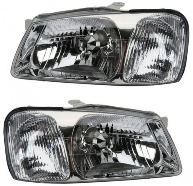 Фары комплект левая и правая для Хендай Акцент Hyundai Accent (1999-2012) с механическим корректором (аналог)