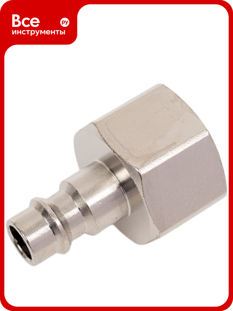 Штуцер быстросъемный 10 шт, рапид EURO папа – внутренняя резьба F1/2" Pegas pneumatic 3107