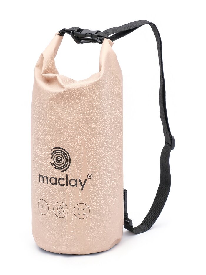 Гермомешок туристический maclay, 10 л, 500D, с лямкой, цвет микс