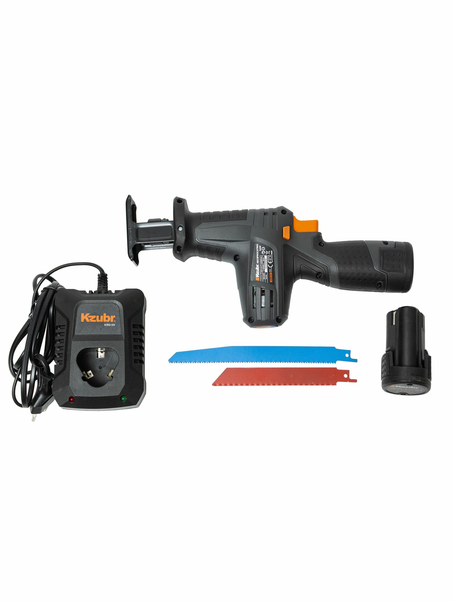 Kzubr, Сабельная пила аккумуляторная KRS12V, 12В, 2200Об/мин