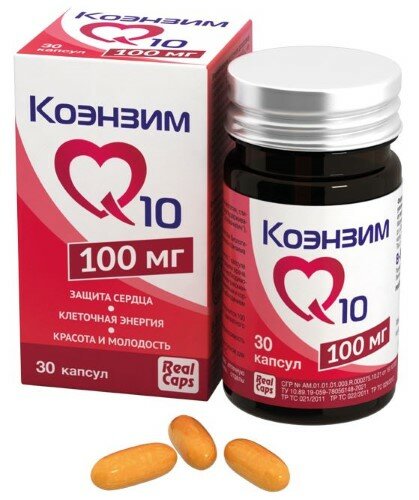 Коэнзим Q10 капс 100мг №60 Реалкапс