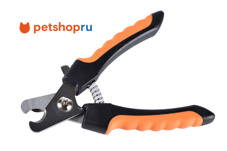 NUNBELL Когтерез для кошек и собак, большой 16.5х5.5х1.8см с ограничителем и стопором, в ассортименте