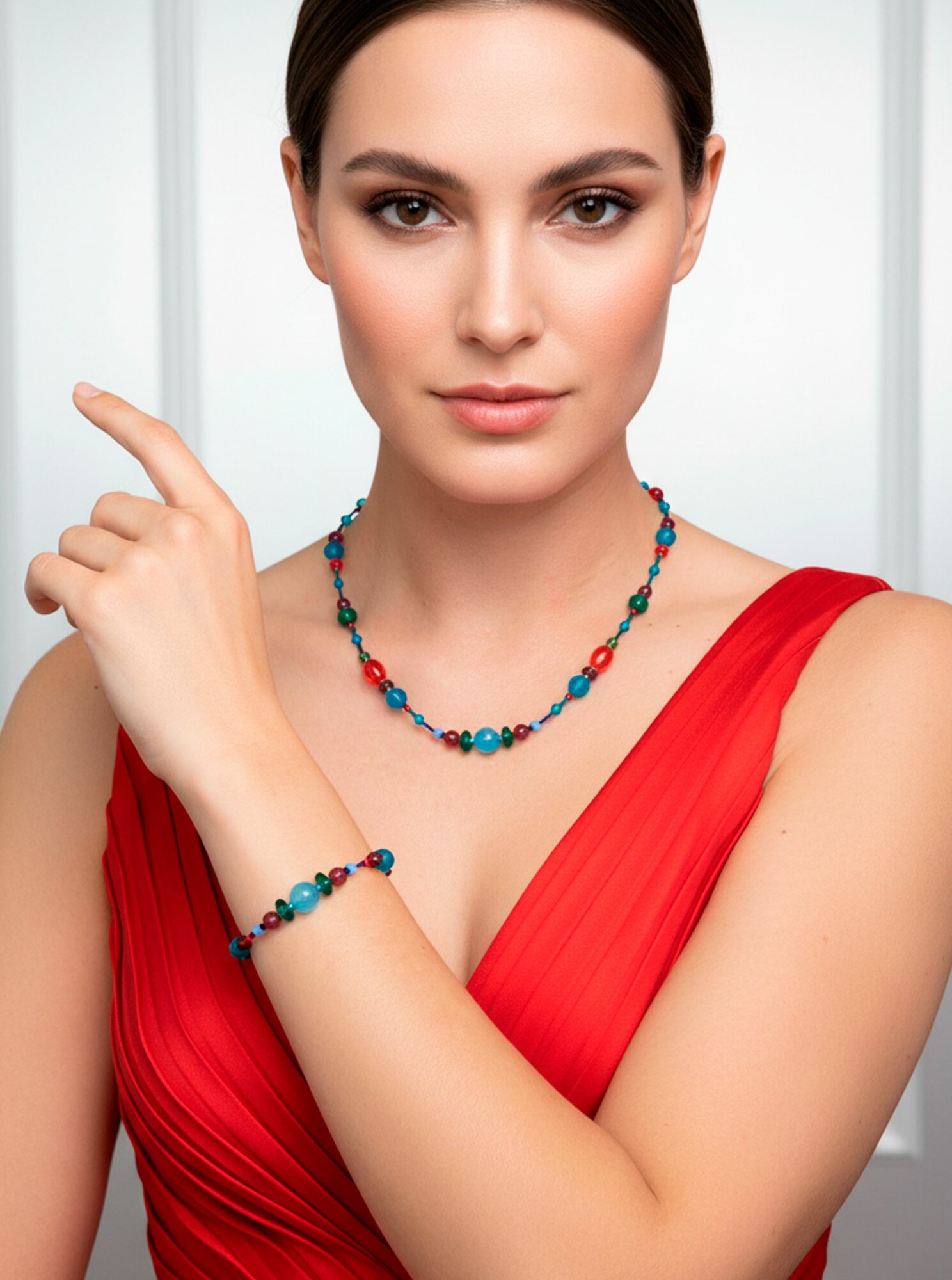 Бусы Diana Savitskaya, магнезит