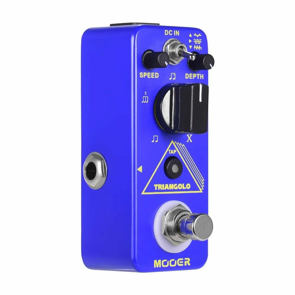Электрическая гитара Эффектный педаль Mooer Triangolo Digital Tremolo с функцией True Bypass из серии Micro Series, компактный размер