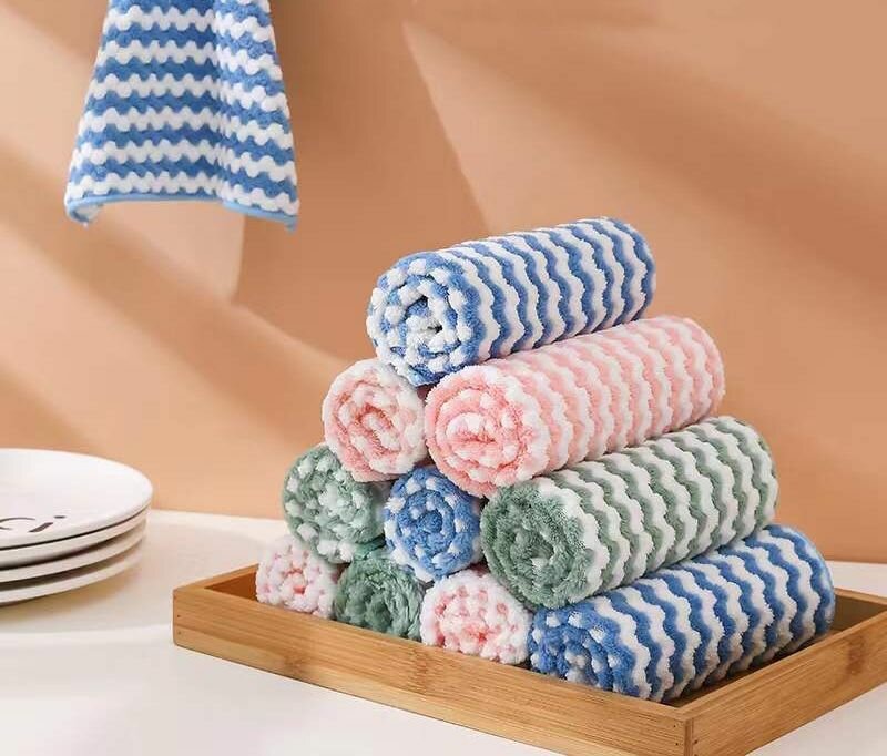 Без моющего средства / Скрабер для посуды / Тряпка для кухни набор