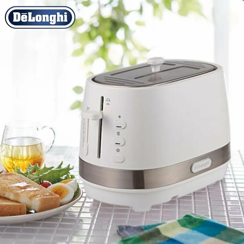 DeLonghi Тостер CTLA2003. B 800 Вт тостов - 2, белый