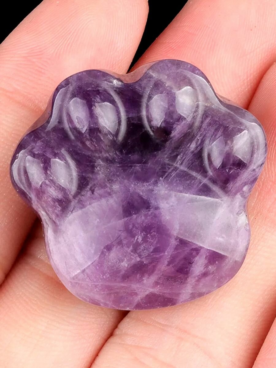 Кристалл из натурального природного камня, аметист, оберег