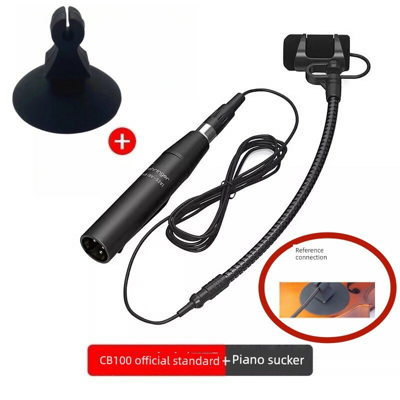 Behringer CB100 конденсаторный микрофон для пианино с присоской, питание 48В
