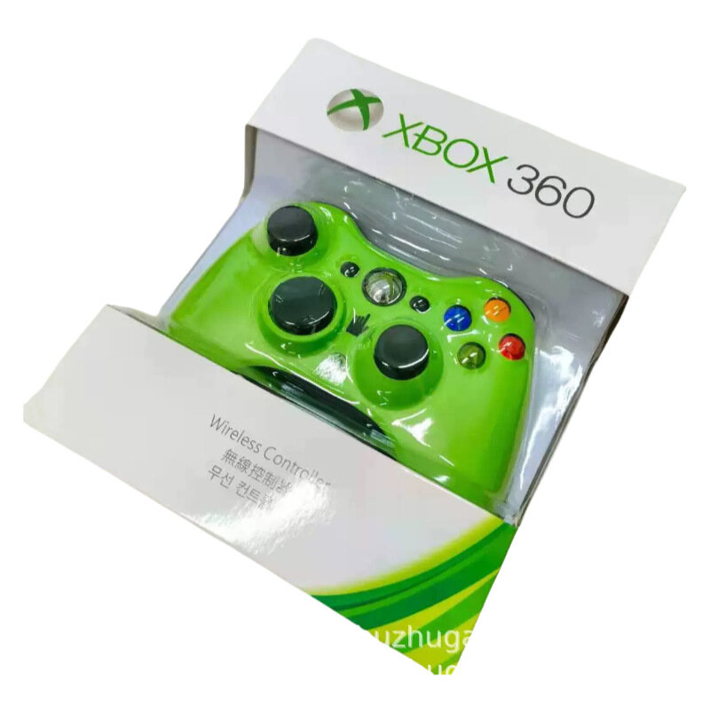 Популярный беспроводной контроллер Xbox360 (XBOX360) с новой упаковкой, черный.