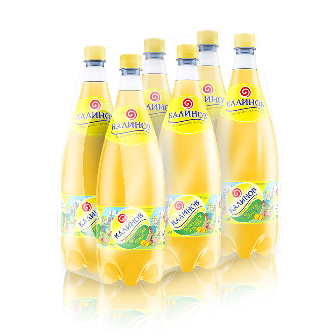 Калинов Лимонад 1,5л./6шт. Сказочный ключик Калинов Лимонад Лимонад Россия