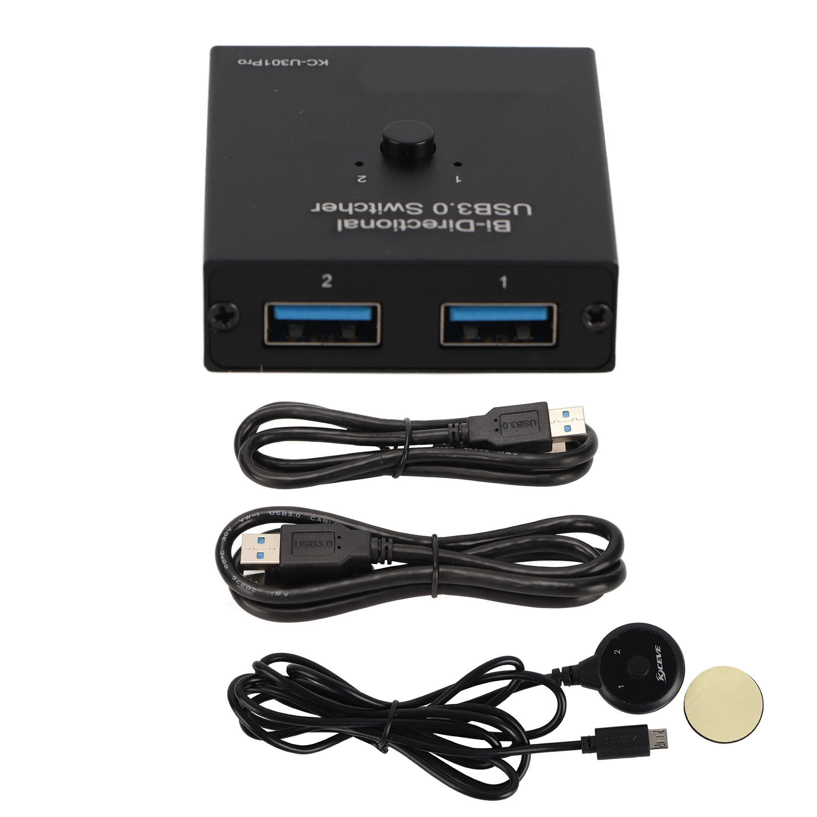 USB 3.0 Переключатель 2 в 1 и 1 в 2, Двунаправленный, Металлический Корпус, Для Компьютера, Принтера