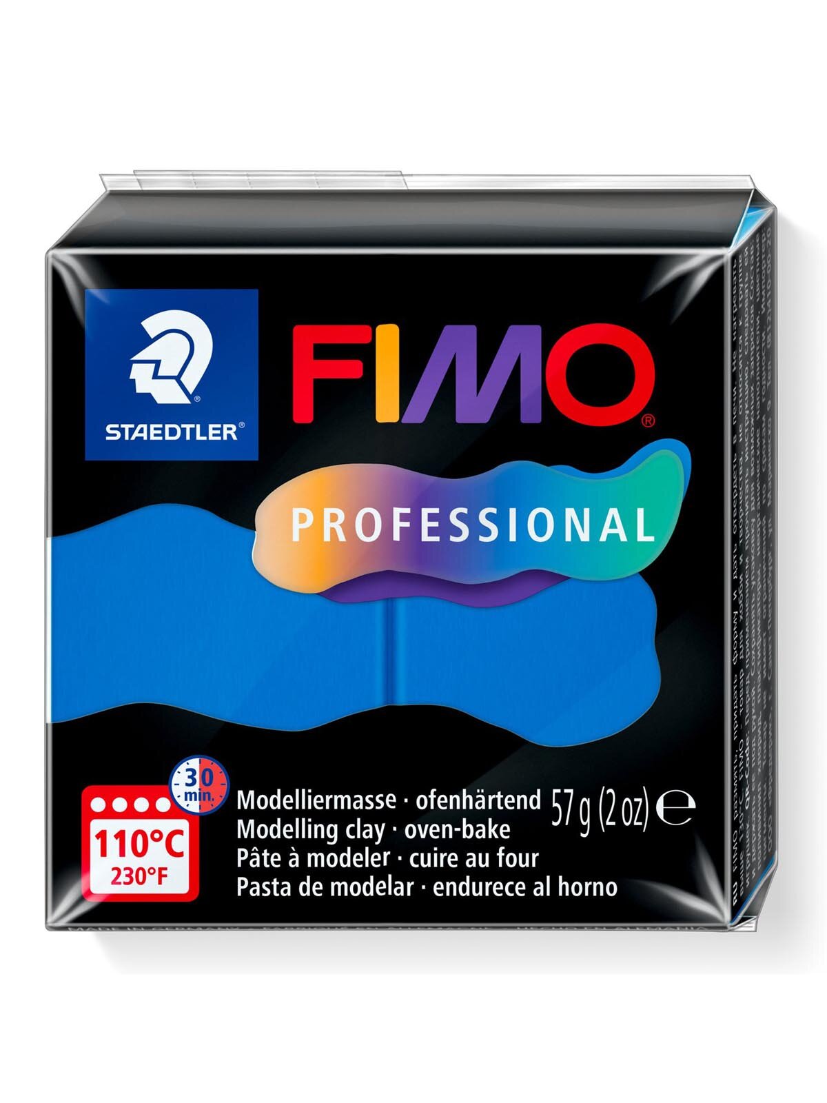 Полимерная глина Fimo Professional 8040-300 чисто синий (true blue) 57 г, цена за 1 шт.