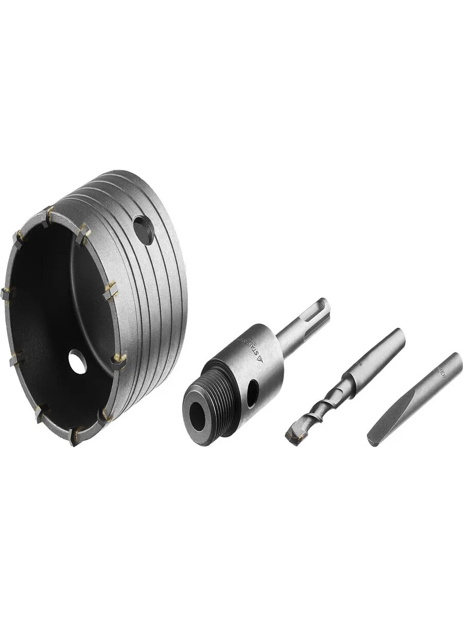 80 мм, SDS - Plus, 10T, коронка по бетону с оснасткой (2919