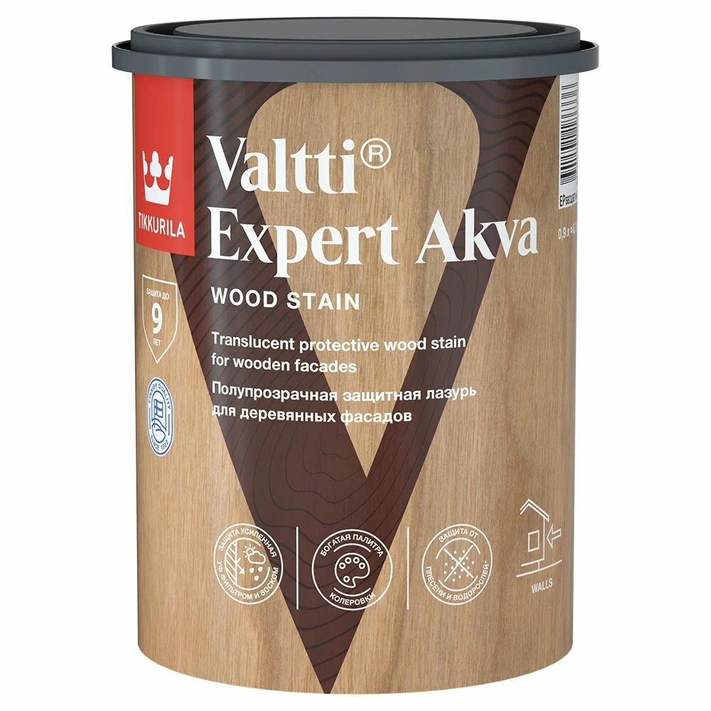 Антисептик Tikkurila VALTTI EXPERT AKVA сосна 0,9л 700009576