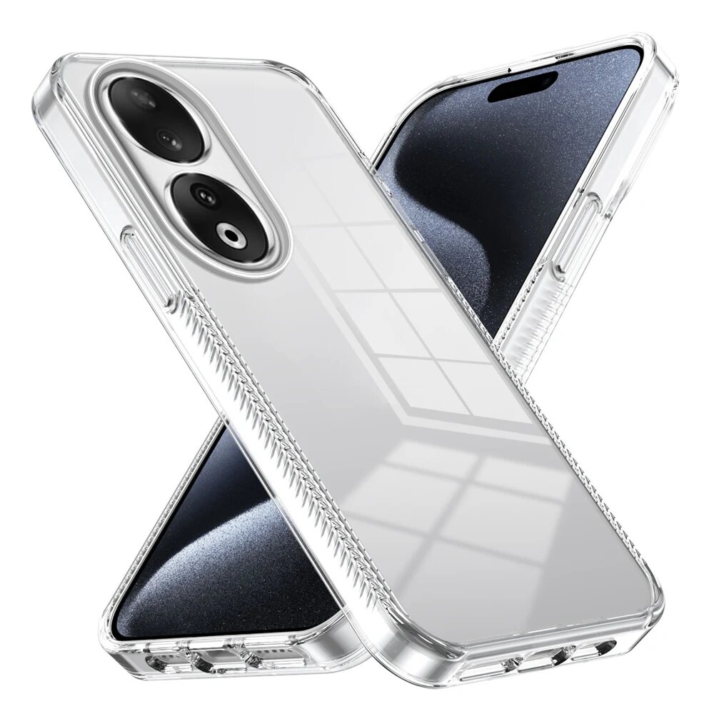 KEYSION Чехол для Honor 90 Чистый, TPU+PC
