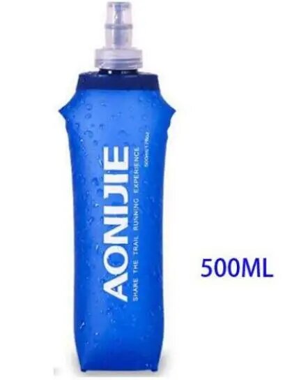 AONIJIE E885 складная силиконовая бутылка для воды Синий, 500ML