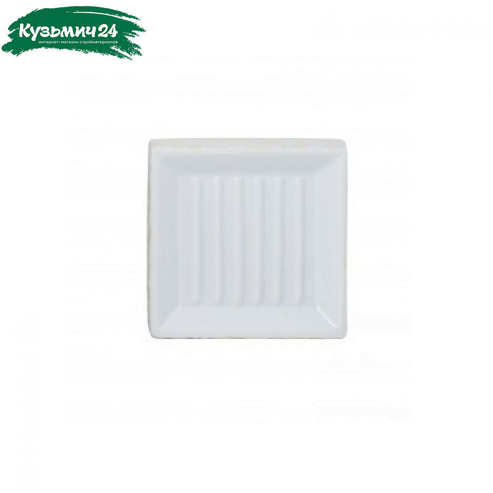 Мыльница Master House ВаннДерЛиф, керамика, цвет белый с бежевым рисунком