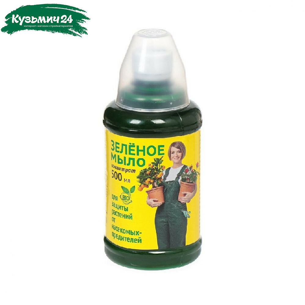 Средство от болезней и вредителей Зеленое мыло 500 мл