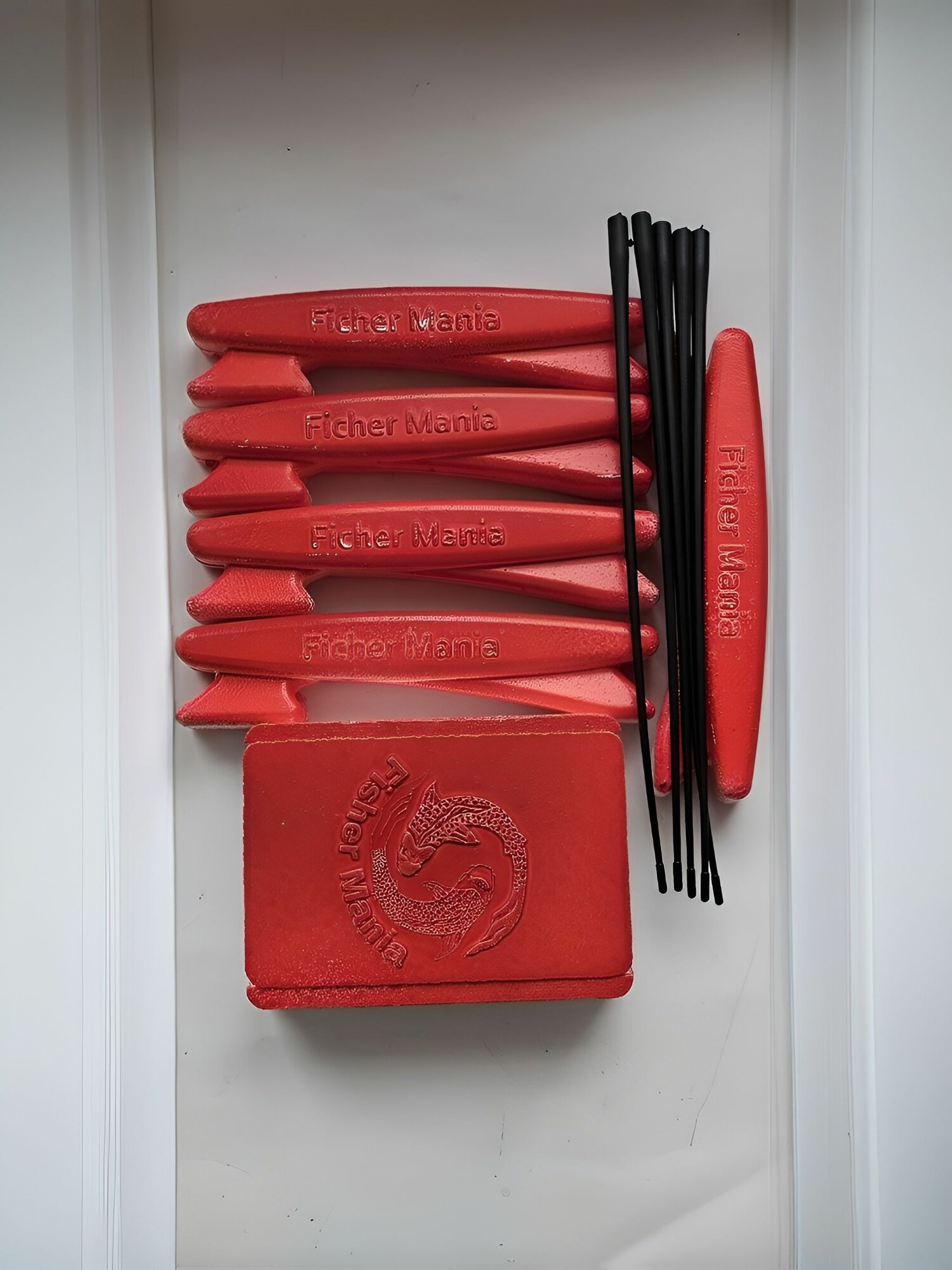 Комплект из 5 зимних удочек кобылка не оснащенных с мотыльницей, Fisher Mania