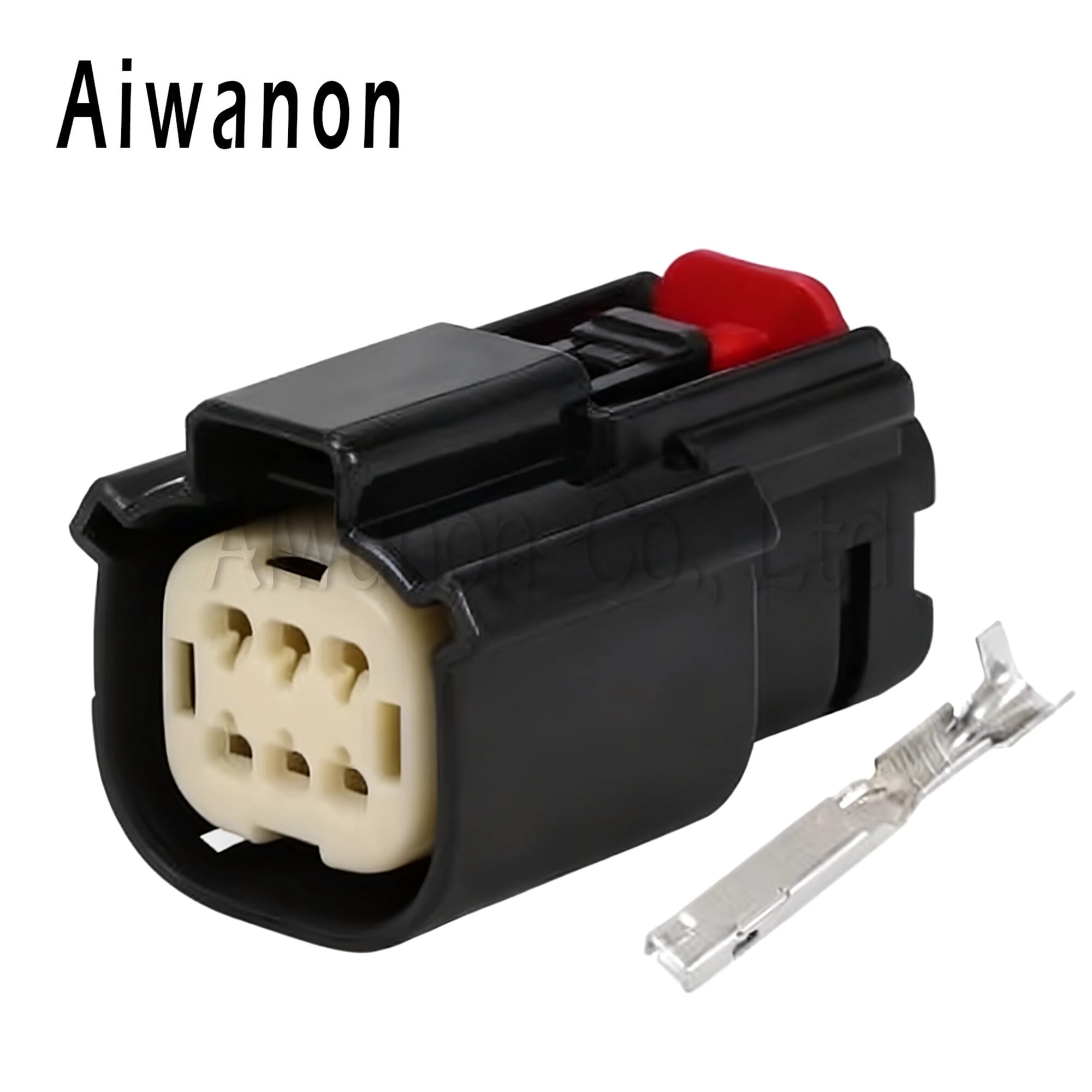 1 комплект, 6-контактный автомобильный бампер, противотуманные электрические разъемы, водонепроницаемая женская и мужская вилка жгута проводов для Ford 33482-0601 33472-0601