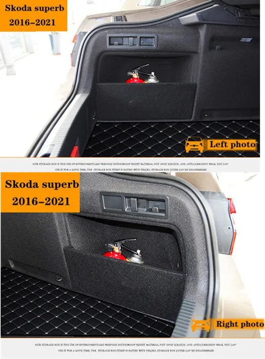 Коврик в багажник Skoda Superb 2016-2021