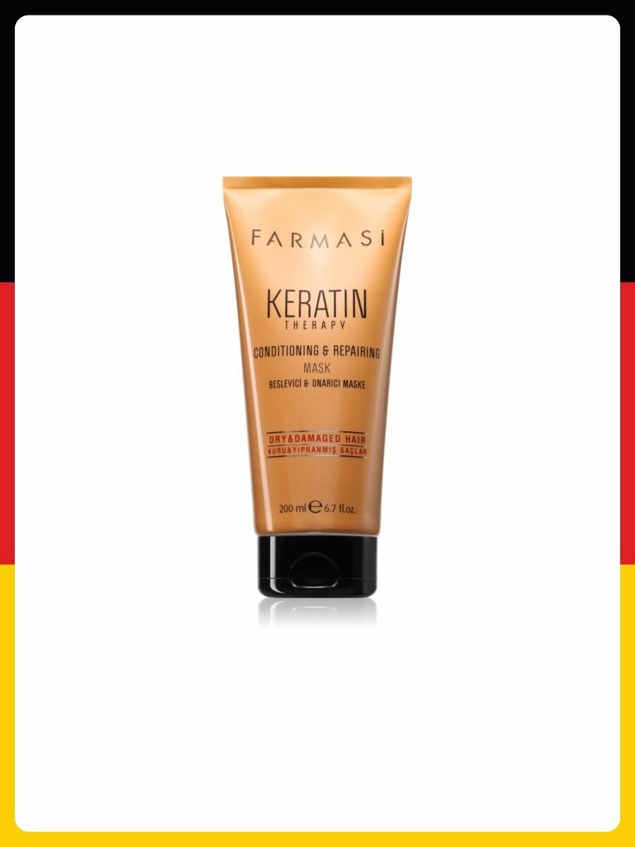 Маска для волос Farmasi Keratin Therapy Keratin Mask for Hair, 200 мл